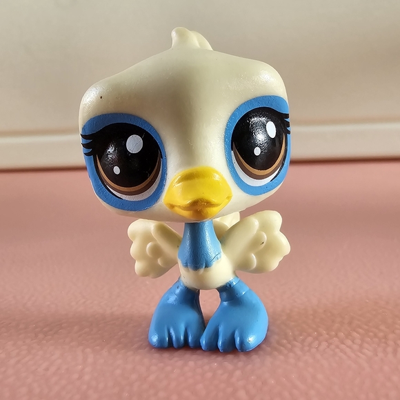 Hasbro | Toys | Littlest Pet Shop Series Azure Ostrich 184 Bobble Head ...